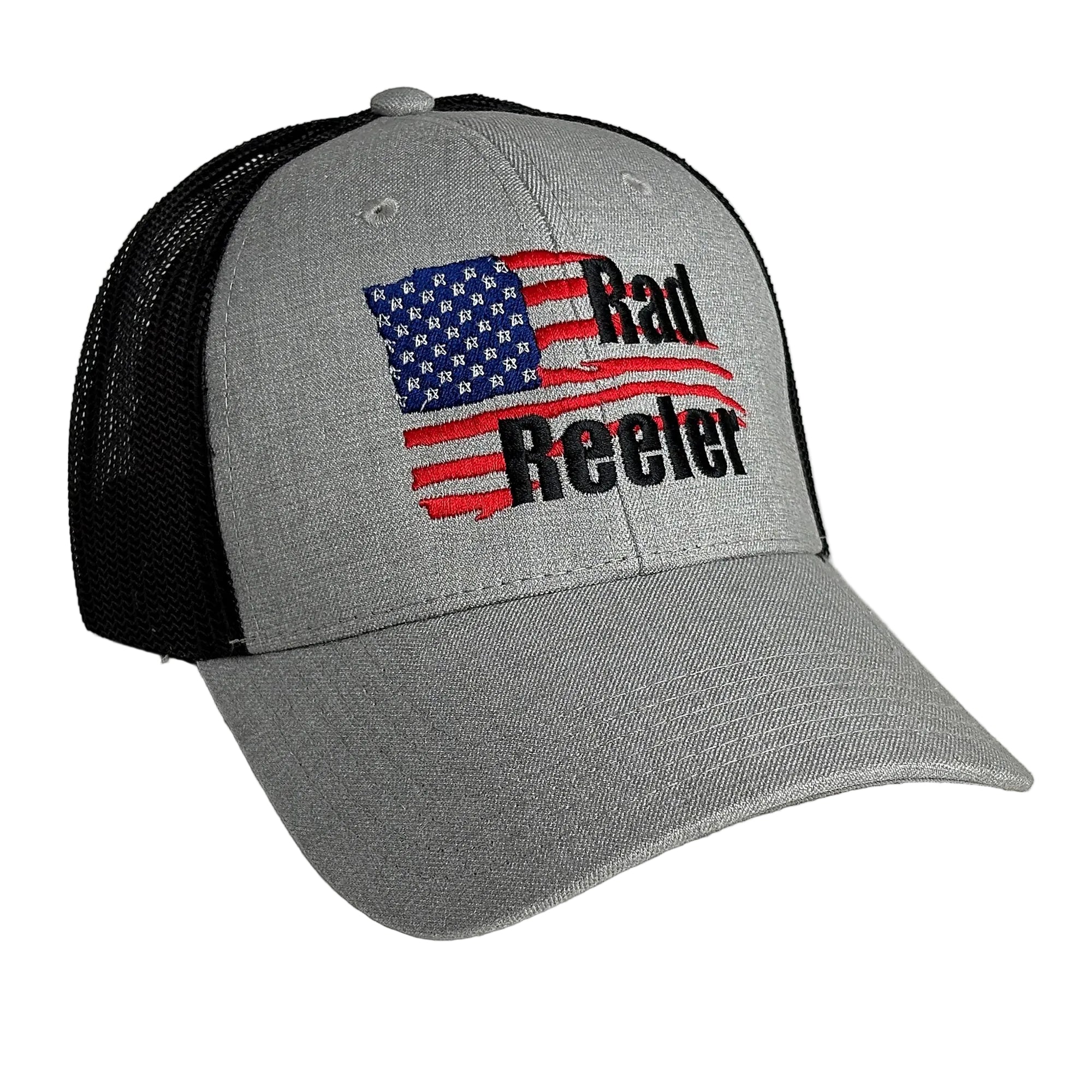 Rad Reeler Hat - Patriotic Fishing Trucker Hat | Rad Reeling – Rad Reeling